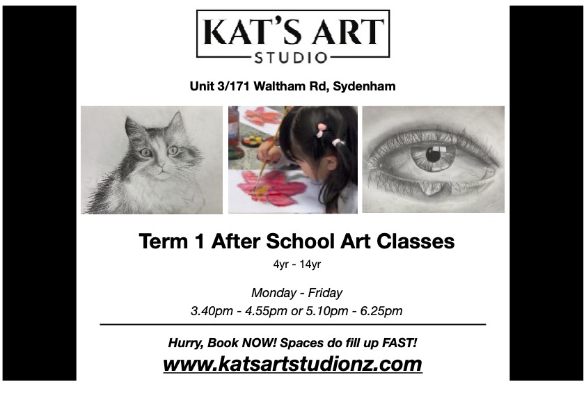 Term 1 Art Classes | Kat’s Art Studio